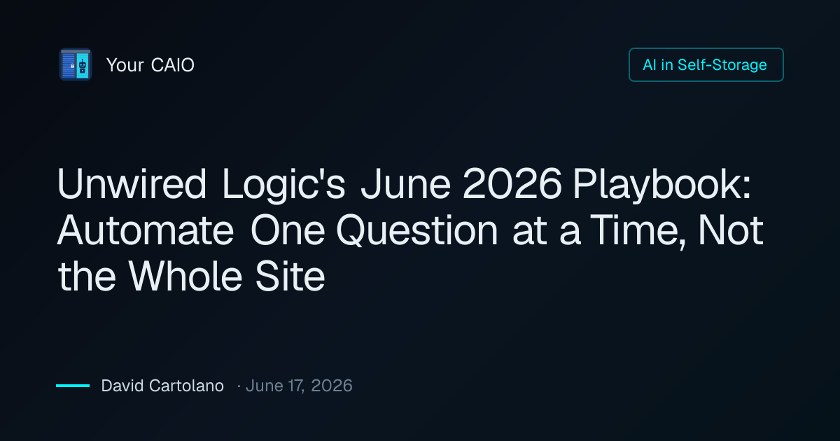 Unwired Logic's June 2026 Playbook: Automate One Question at a Time ...